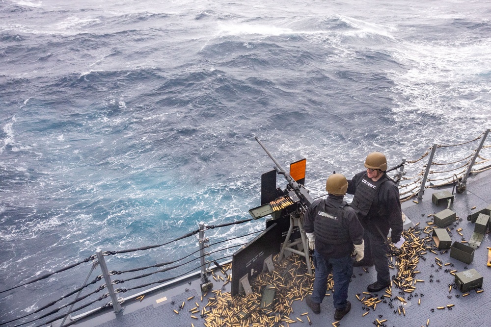 DVIDS - Images - USS Ralph Johnson Gun Shoot [Image 7 of 8]