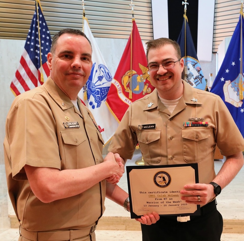 DVIDS - Images - NIOC Pensacola Warrior of the Week [Image 1 of 2]