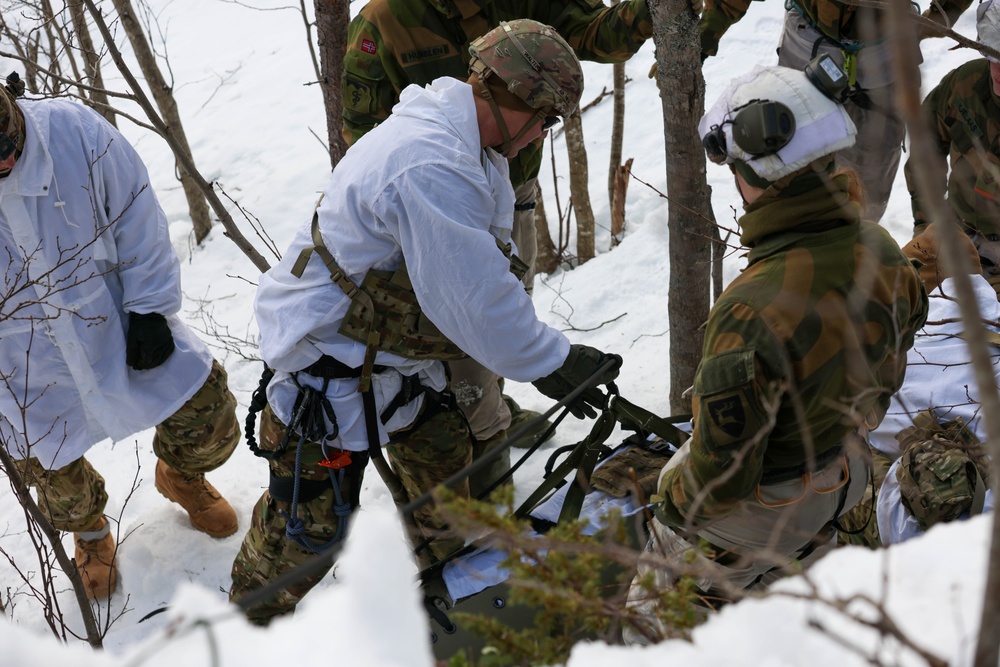 DVIDS - Images - MLRS battalion medics conduct rappelling and casualty ...
