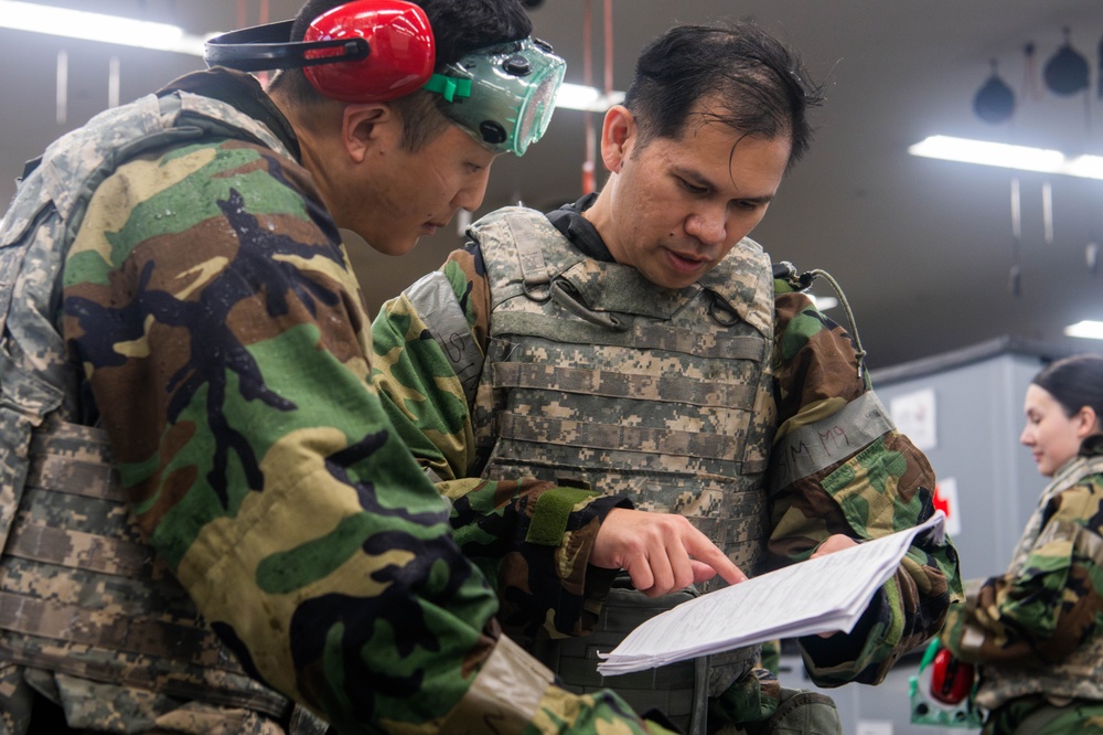 DVIDS - Images - 374 MDG exercise aeromedical evacuation procedures ...