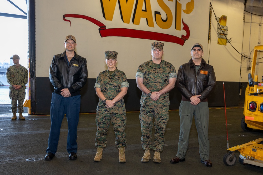 DVIDS - Images - MARFORCOM Commander Visits USS Wasp [Image 1 of 7]