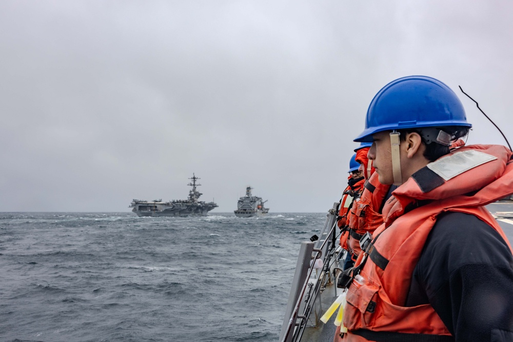 DVIDS - Images - USS Ralph Johnson conducts routine operations as part ...