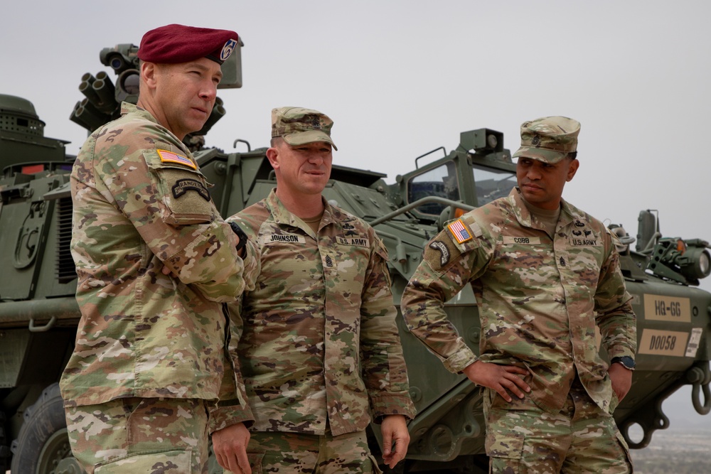DVIDS - Images - XVIII Airborne Corps Command Sergeant Major visits ...