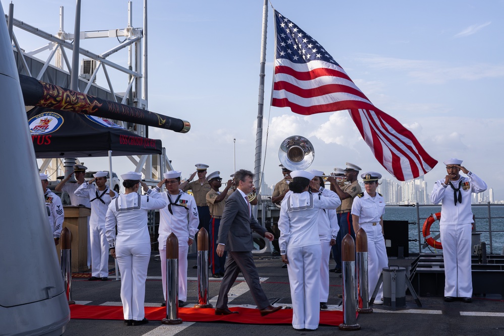DVIDS - Images - MFR Band Performs onboard USS Chosin (CG 65) [Image 3 ...