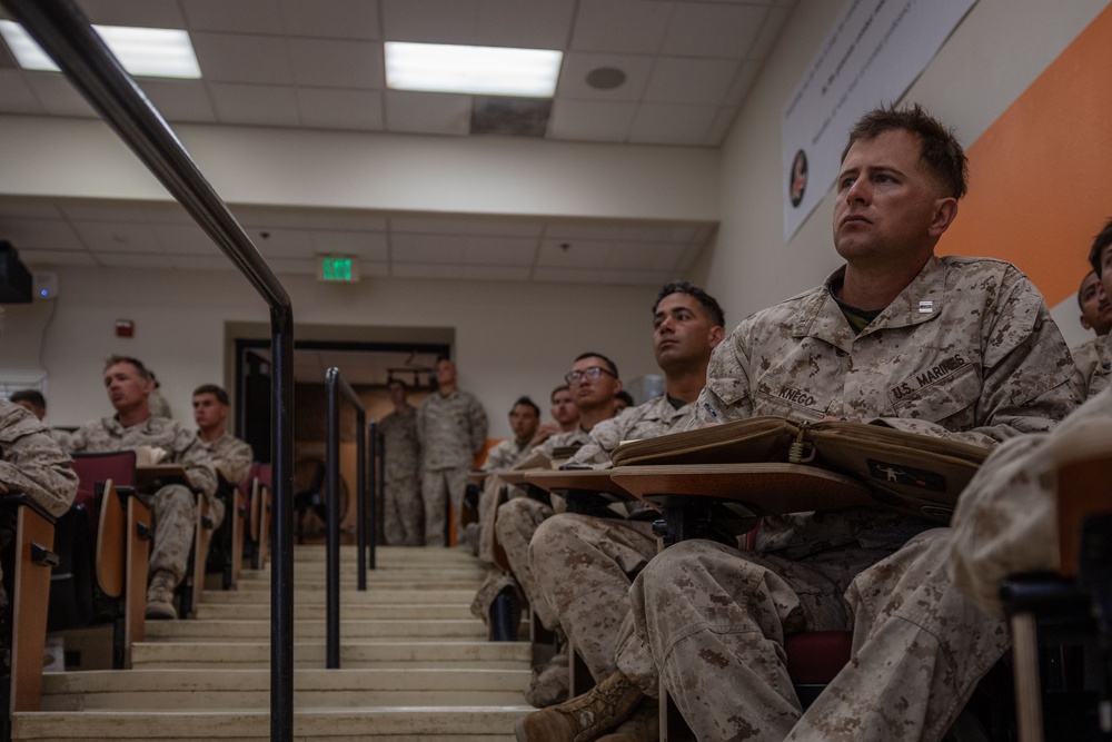 DVIDS - Images - TTECG hosts SLTE 2-25 welcome aboard brief [Image 2 of 7]