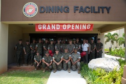 Marine Corps Base Camp Blaz opens the first Marine Corps chow hall on Guam