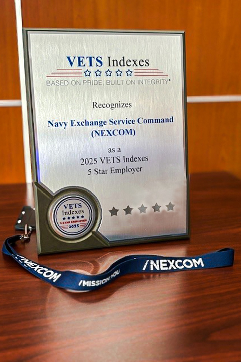 DVIDS - Images - Navy Exchange Service Command Earns Esteemed 2025 VETS ...