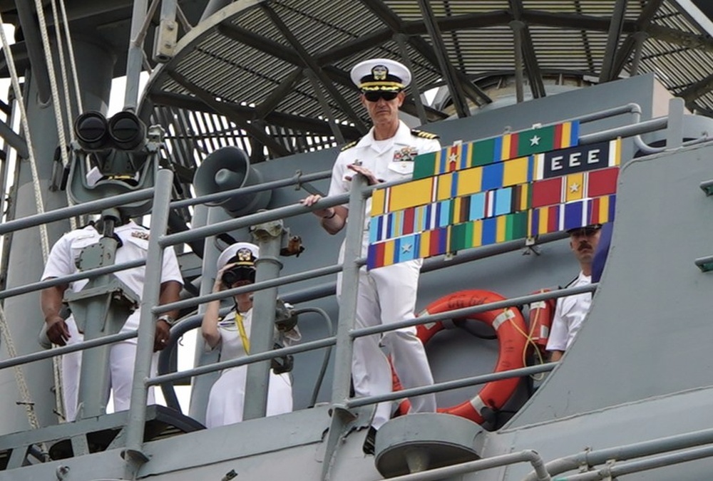 DVIDS - Images - USS Gettysburg (CG 64) berths at Naval Weapons Station ...