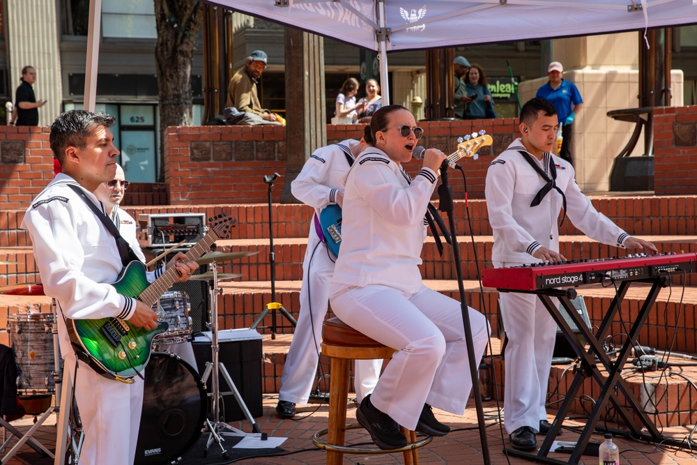 DVIDS - Images - Navy Band Northwest performs during Portland Fleet ...