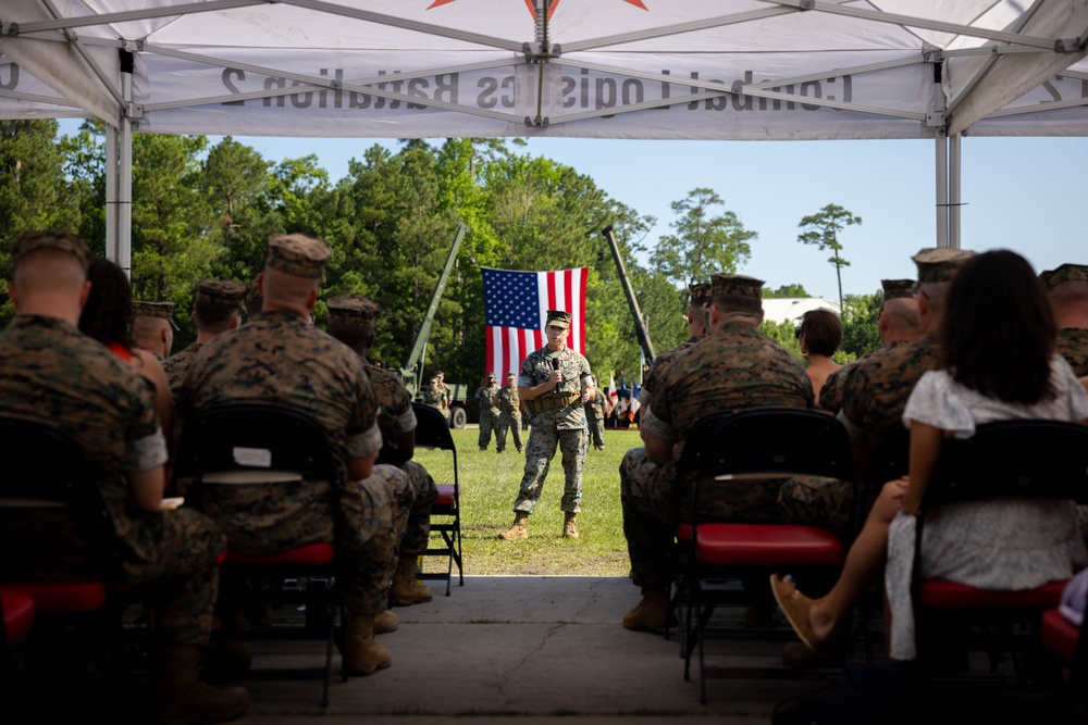 DVIDS - Images - Combat Logistics Battalion 2 Change of Command ...