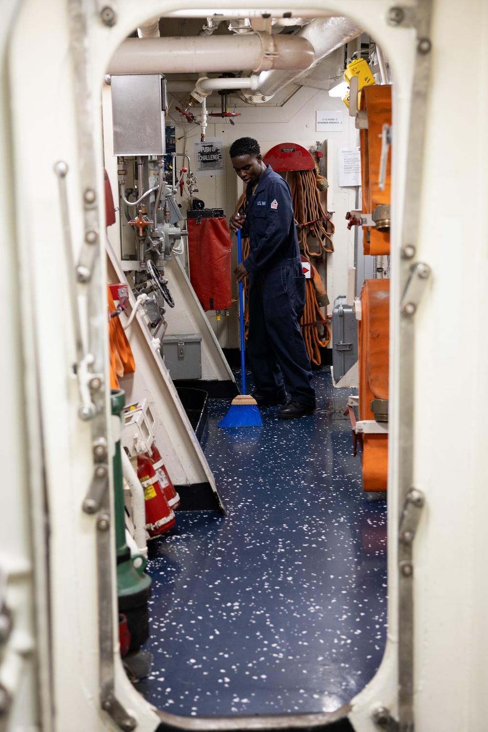 DVIDS - Images - USS Curtis Wilbur (DDG 54) Conduct Cleaning Stations ...