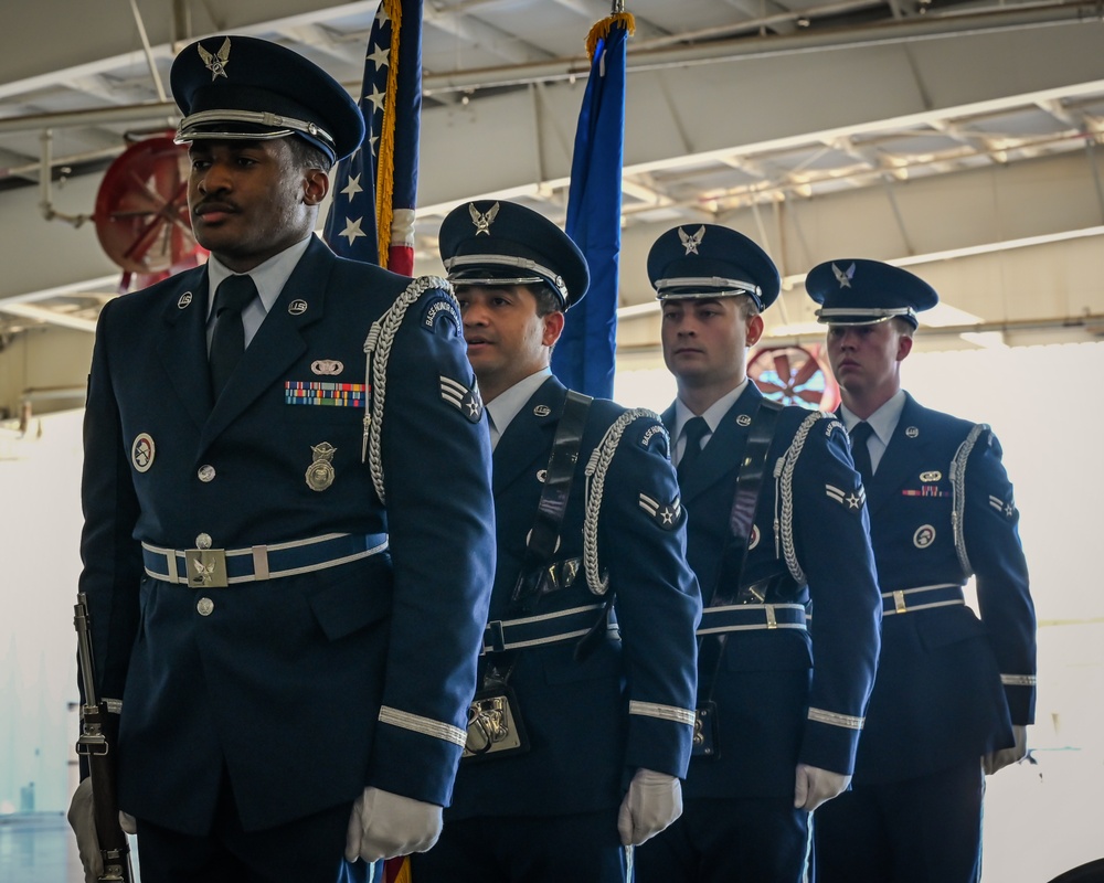 DVIDS - Images - 47th Operations Group change of command Honor Guard [Image 1 of 6]