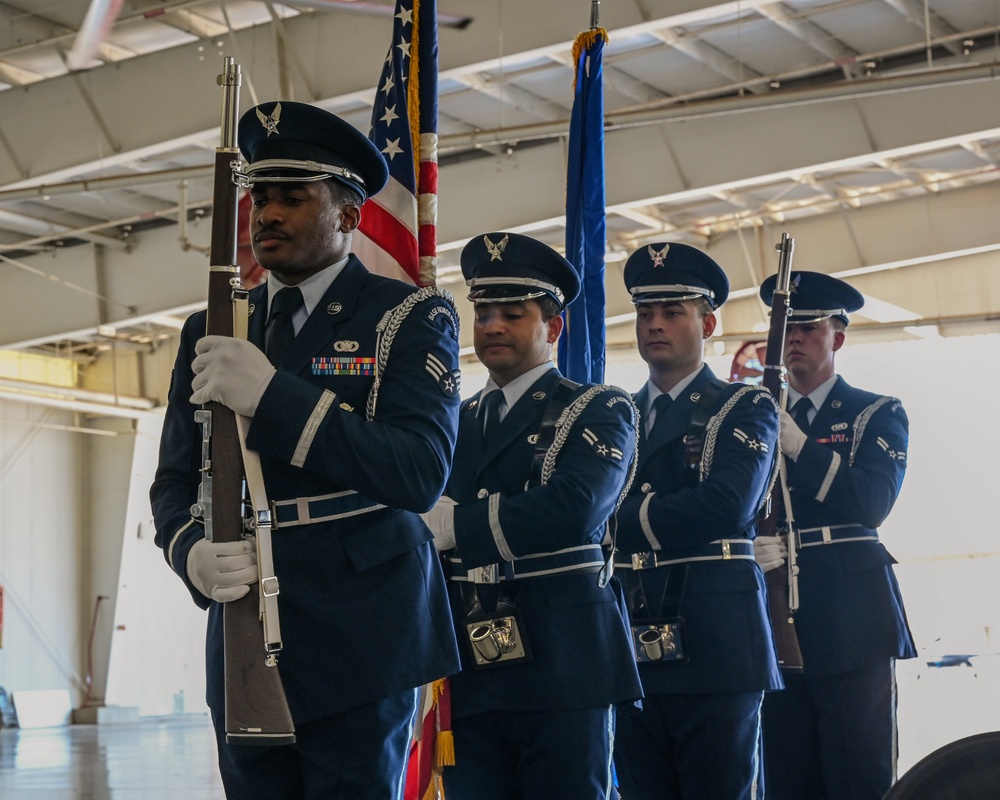 DVIDS - Images - 47th Operations Group change of command Honor Guard [Image 2 of 6]