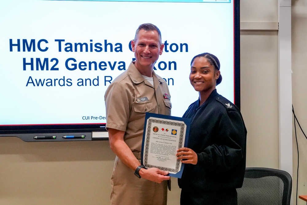 DVIDS - Images - NMRTC Sigonella Welcomes MEDIG for Command Inspection ...