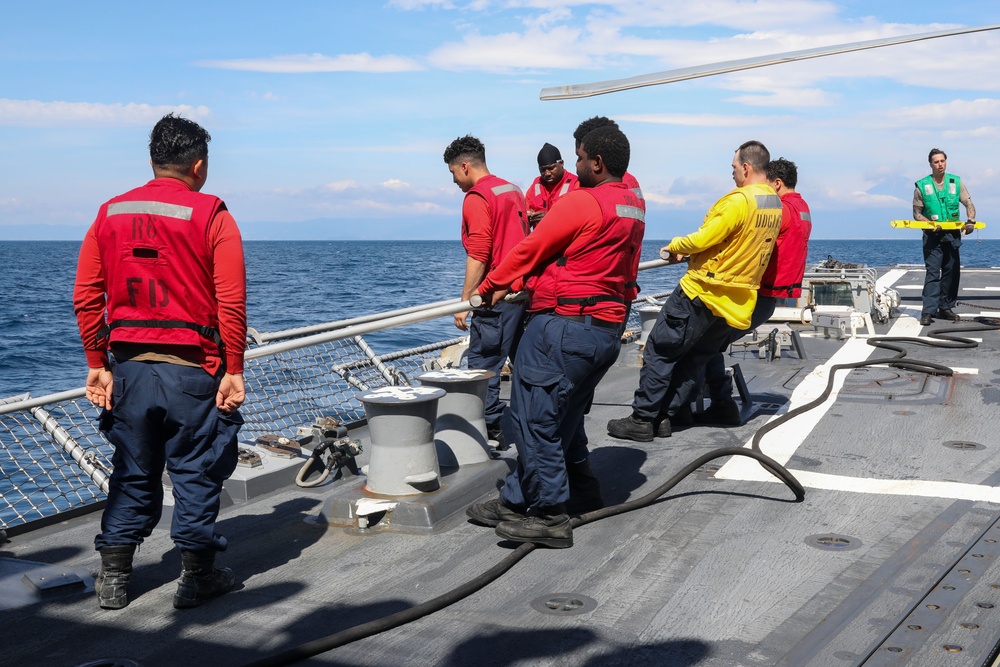 DVIDS - Images - Sailors aboard the USS John Finn conduct flight ...