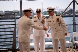 Coast Guard Cutter Argus holds change of command ceremony