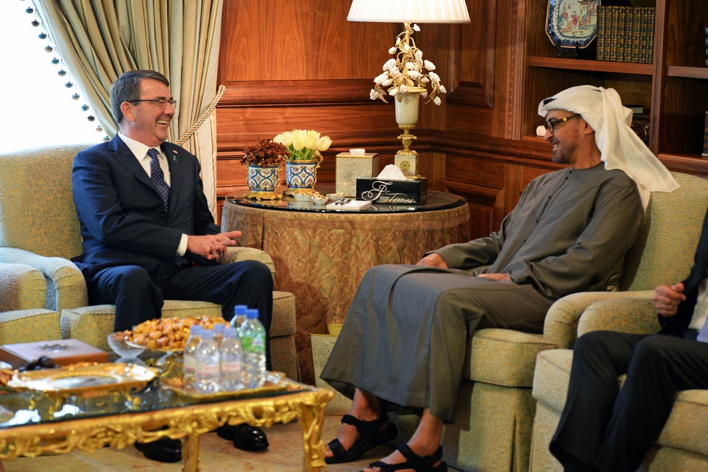 DVIDS - Images - U.S. Defense Secretary Meets with UAE Crown Prince to ...