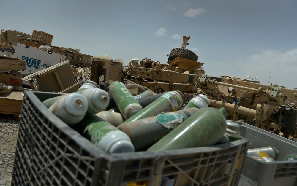 DVIDS - Images - Retrograde Facility Processes Pallets of Military ...