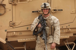 Face of Defense: Marine Provides Security, Keeps Morale High