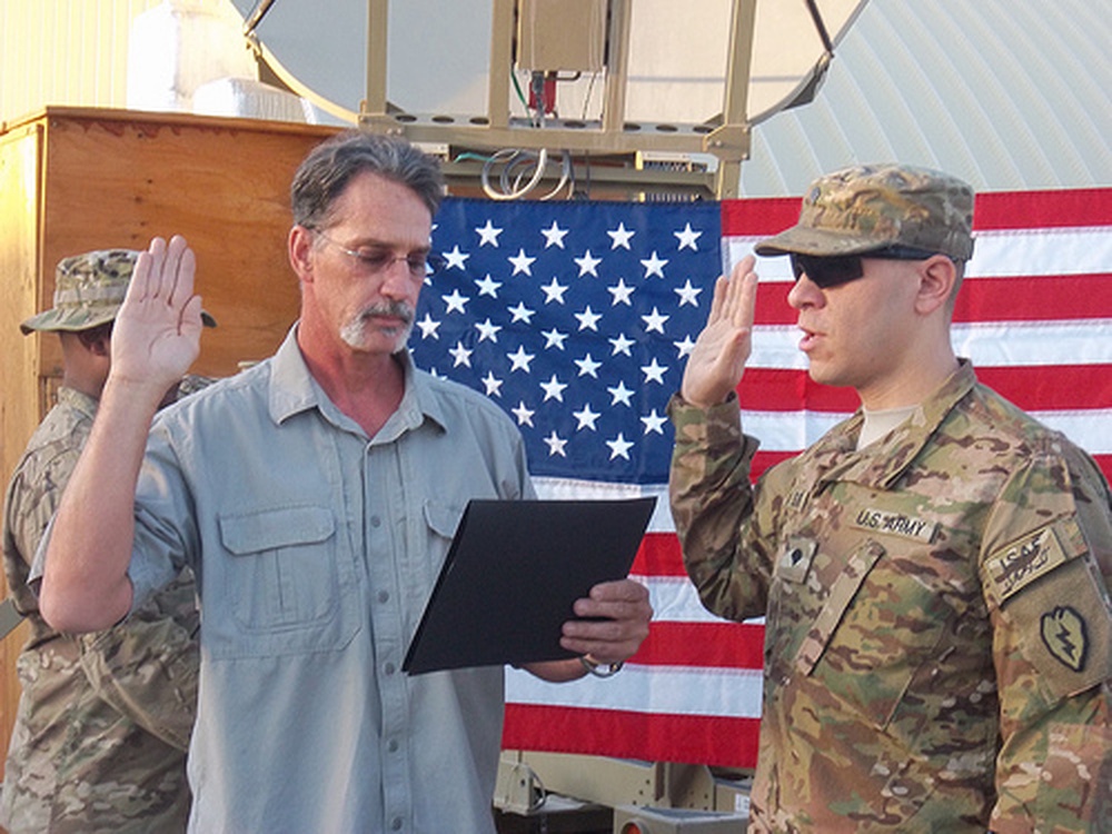 DVIDS - News - Face of Defense: Uncle Re-enlists Nephew in Afghanistan