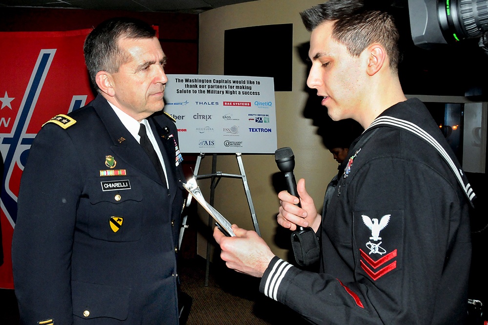 DVIDS - News - Capitals Host Appreciation Night to Honor Troops