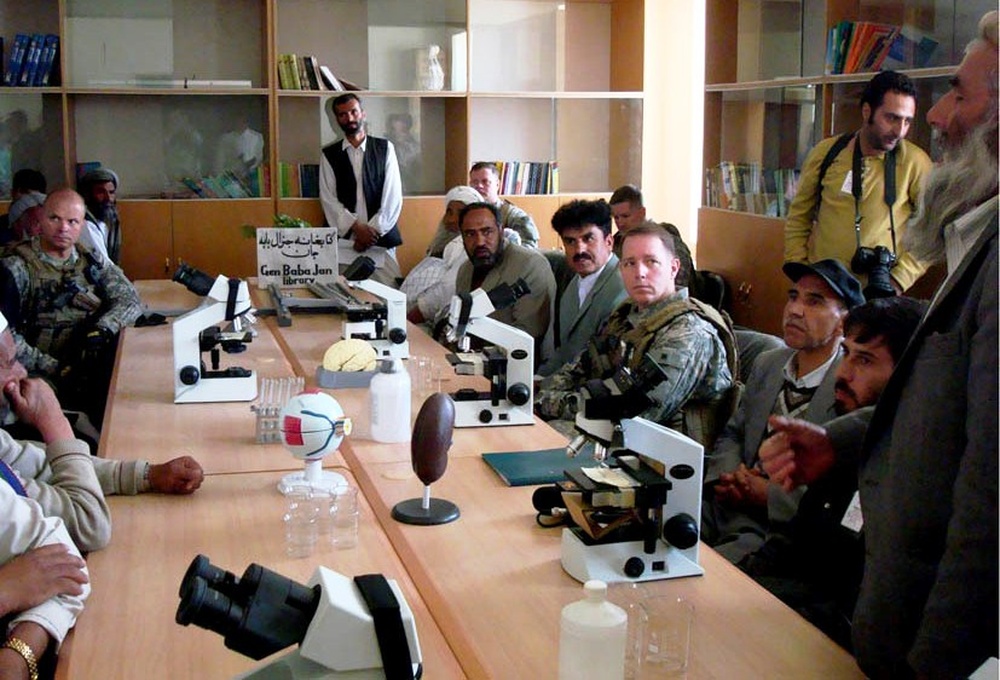 DVIDS - News - Afghan School Gets New Library, Science Lab for Opening Day