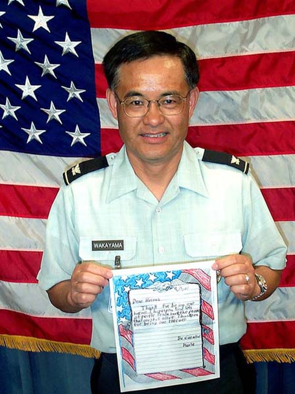 DVIDS - Images - Fifth-Grader Honors Pentagon Rescue Teams as "Heroes"