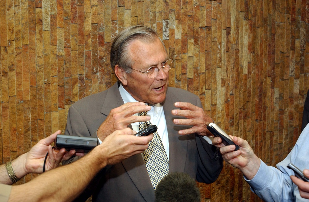 DVIDS - News - Rumsfeld Praises Rice, Hadley Nominations