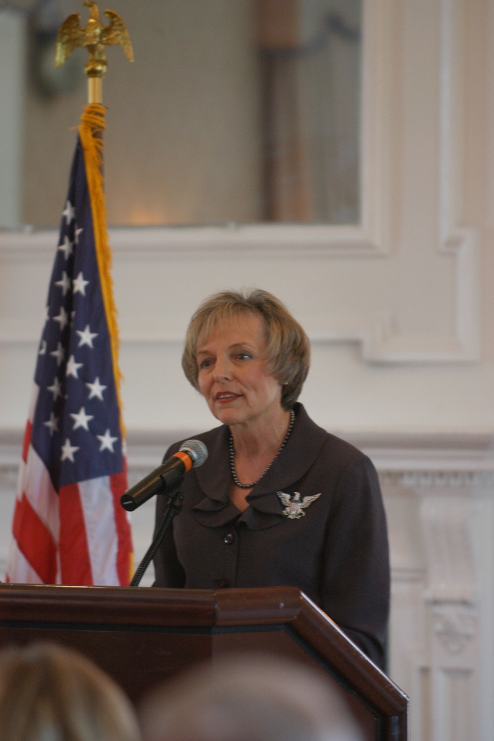 DVIDS - News - Mrs. Myers Receives First 'American Spirit Award'