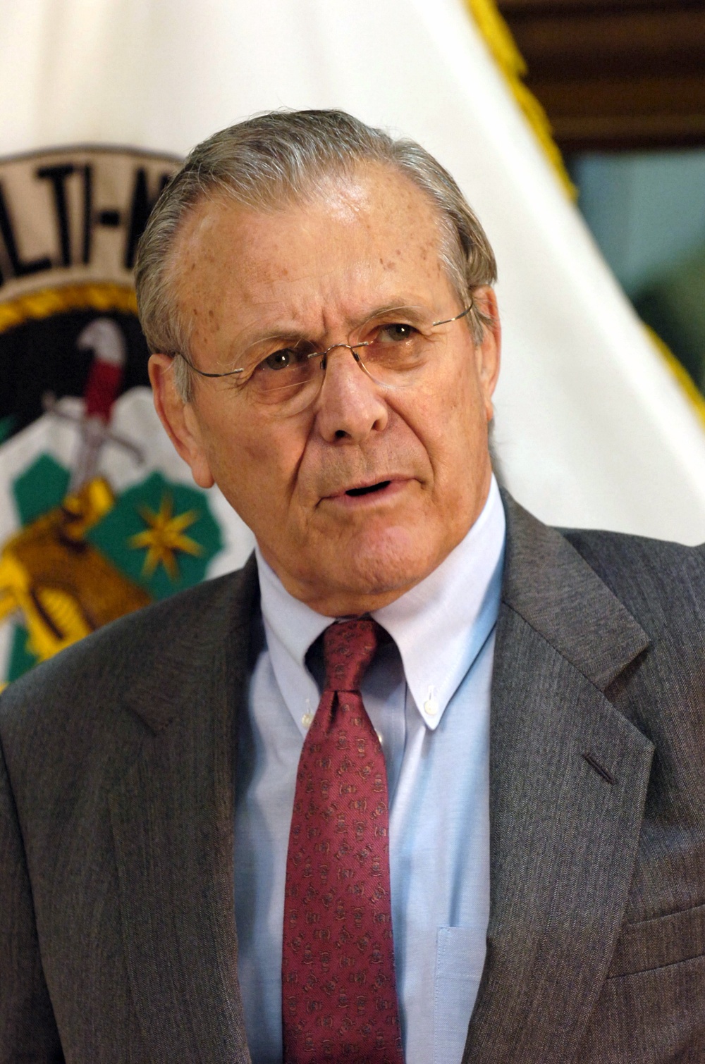 DVIDS - Images - Rumsfeld Touts Iraq's Progress During Baghdad Visit ...