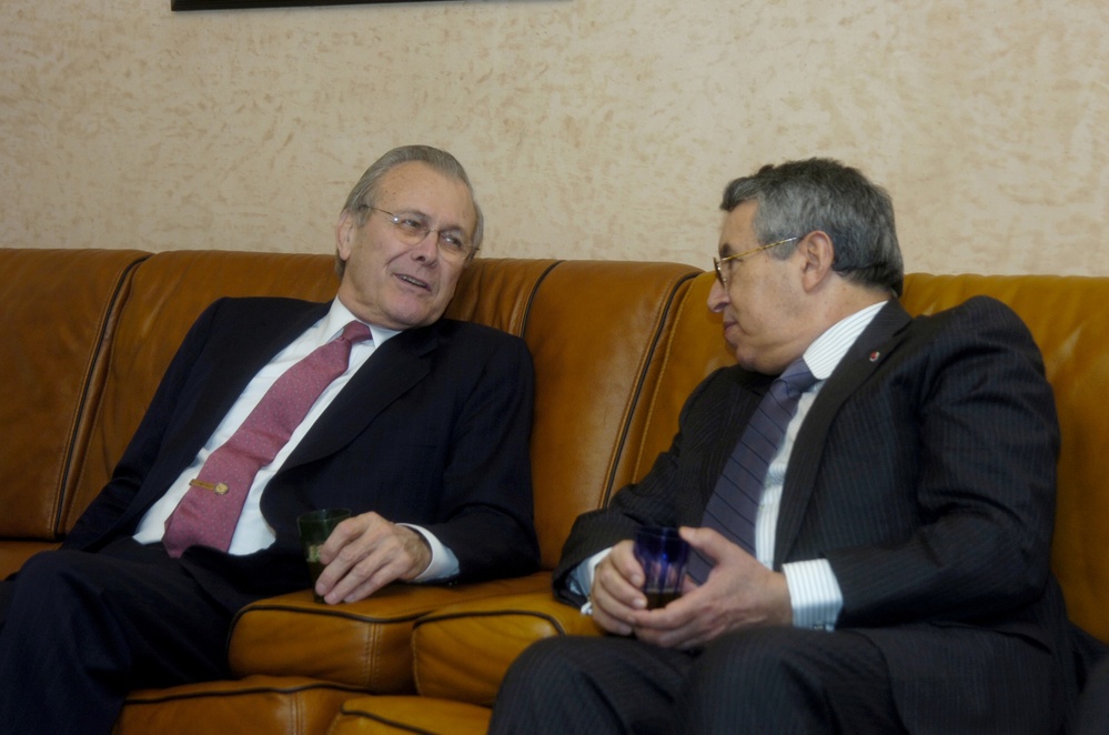 DVIDS - News - Rumsfeld Thanks Moroccan Leaders for Counterterrorism ...
