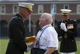 26 Marine Heroes Presented With Medal of Honor Flags