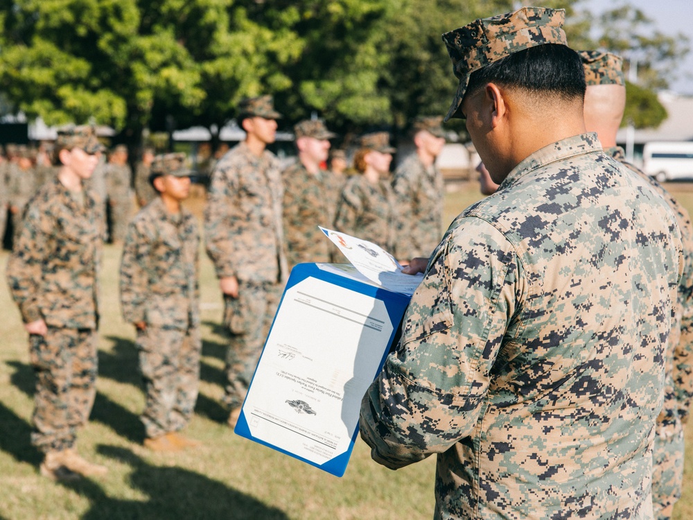 DVIDS - Images - MRF-D 25.3 holds U.S. Navy Fleet Marine Force Pinning ...