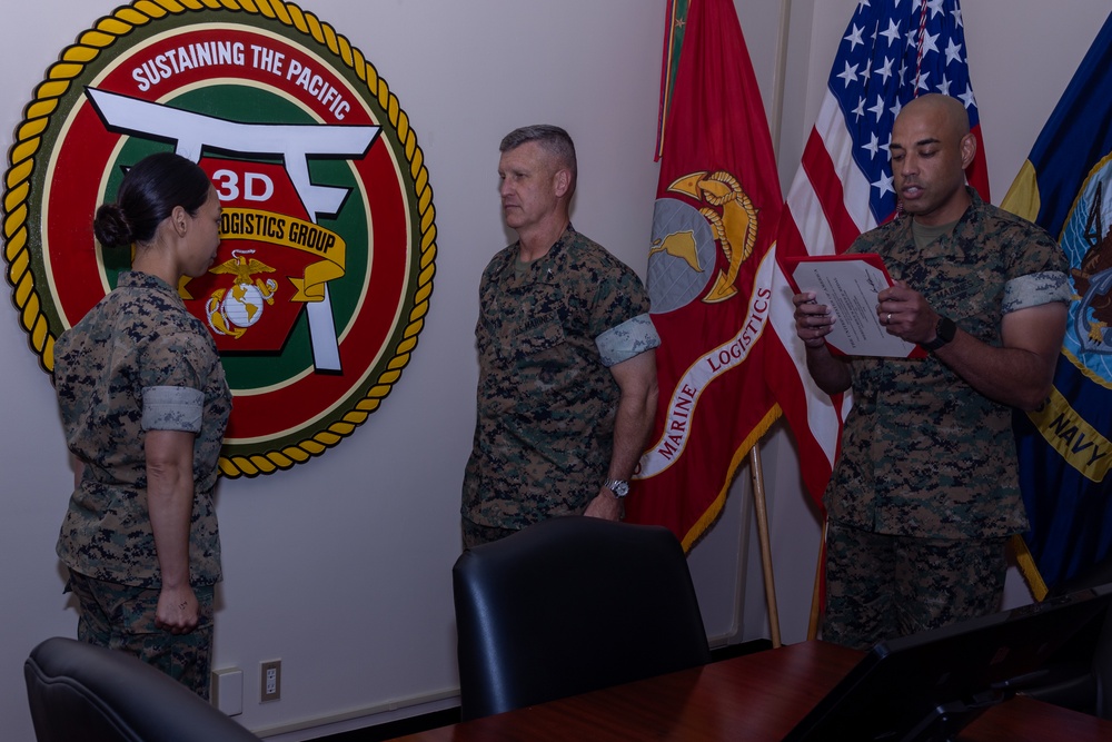DVIDS - Images - 3rd MLG CG Honors Maj. Desse [Image 1 of 3]