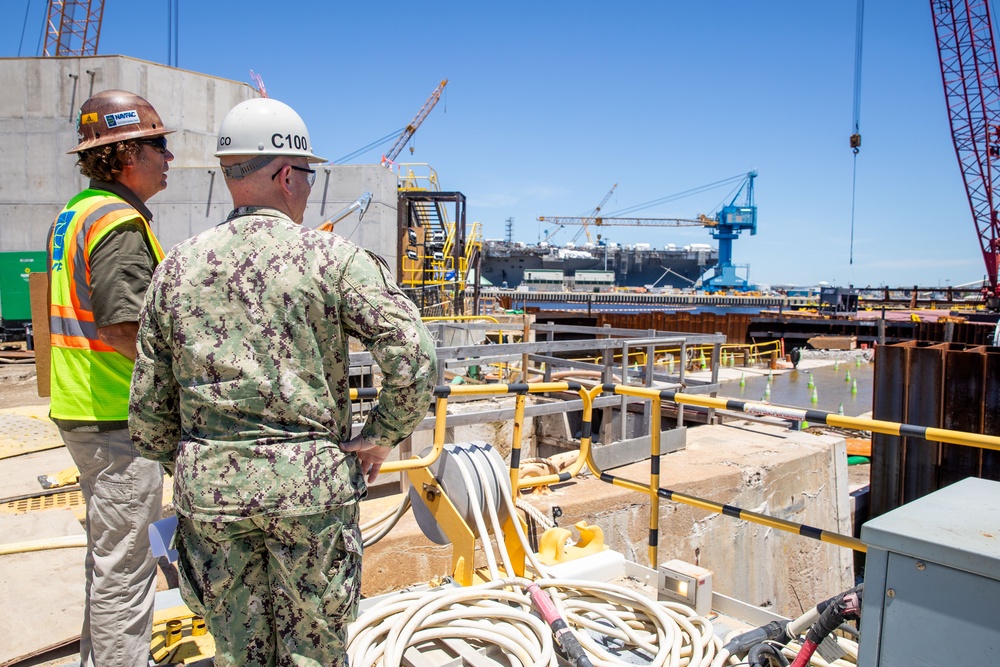 DVIDS - Images - Shipyard Commander and NAVFAC Recognize Ongoing Progress and Partnership of Dry ...
