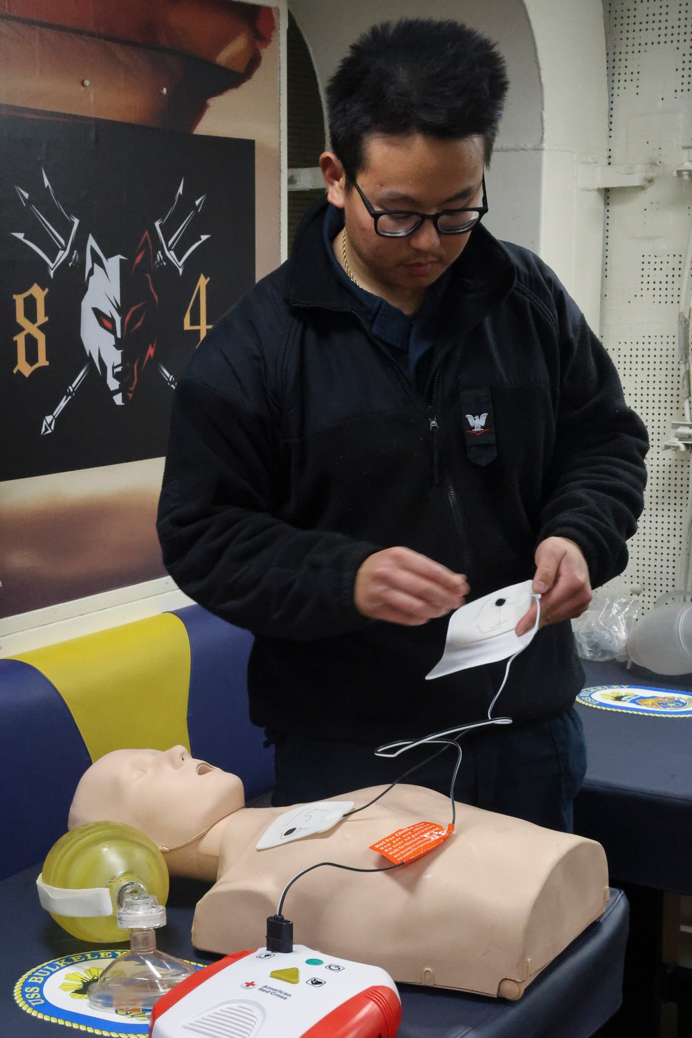 DVIDS - Images - HM3 Timothy Efendy conducts cardiovascular pulmonary ...