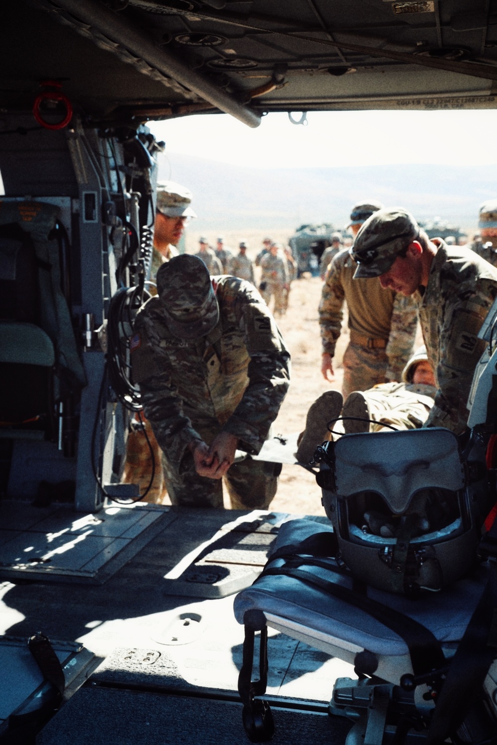 DVIDS - Images - Aviation Soldiers Train Med Evac Procedures During ...