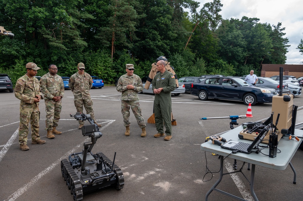 DVIDS - Images - Command team hits the ground: 86 AW leaders tour base ...