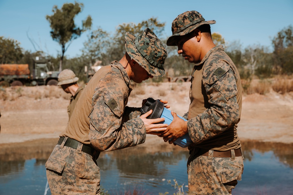 DVIDS - Images - Talisman Sabre 25: U.S. Marines conduct a water ...