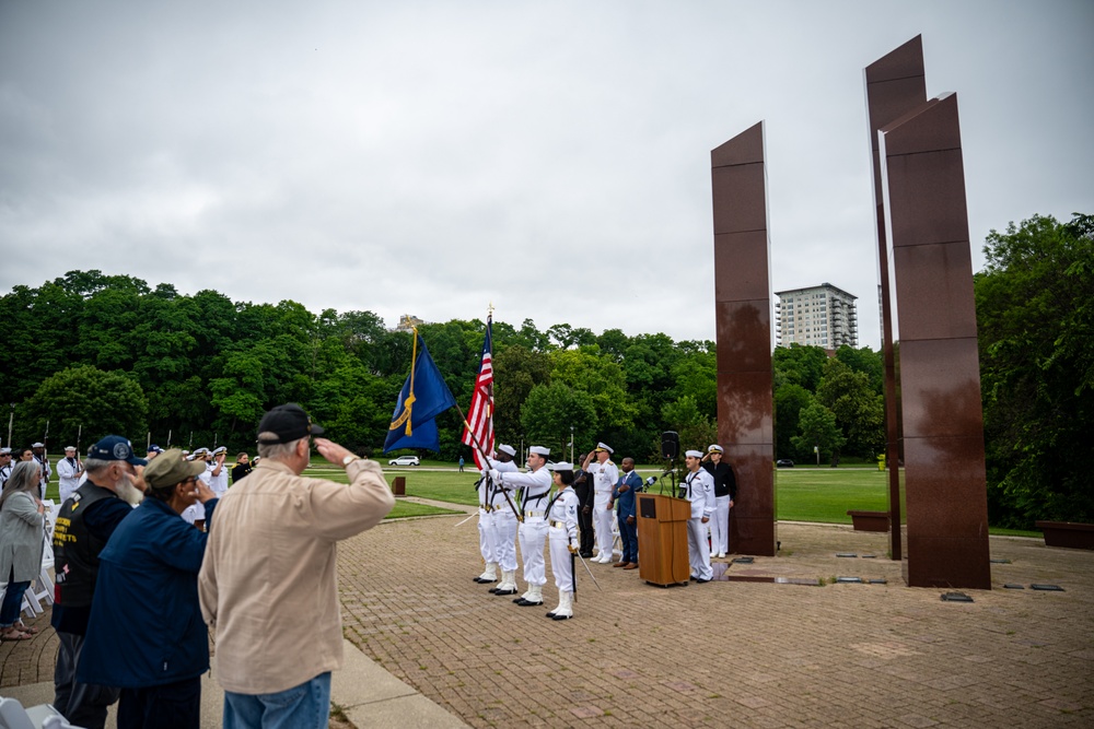 DVIDS - Images - Sailors participate in a ceremony at the Milwaukee ...