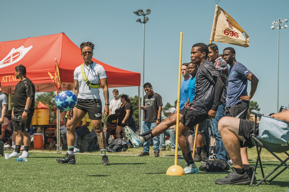 DVIDS - Images - 75th FAB Diamond Week Soccer [Image 6 of 12]