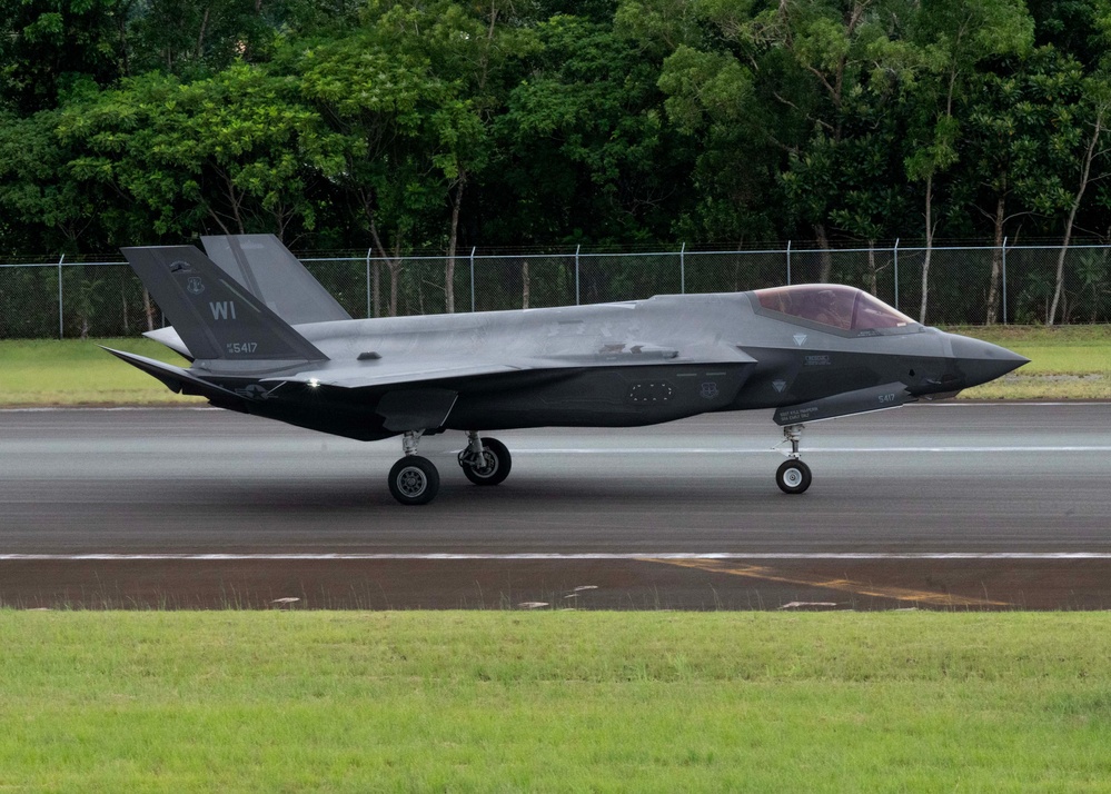 DVIDS - Images - USAF F-35 Lightning IIs, RNZAF, JASDF aircraft arrive at Palau in support of ...
