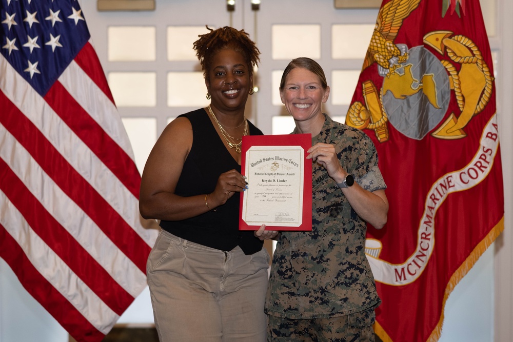 DVIDS - Images - Quantico Civilian Quarterly Awards, 2nd Quarter 2025 ...