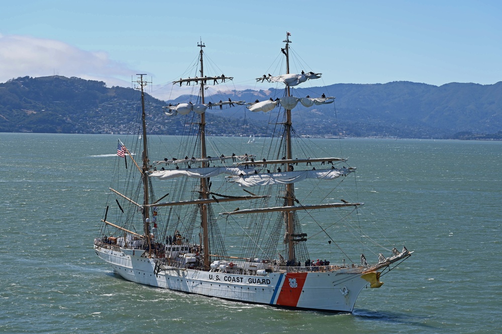 DVIDS - Images - Coast Guard Cutter Barque Eagle arrives in San ...