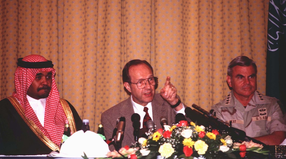 DVIDS - Images - Secretary of Defense Perry answers questions about the ...