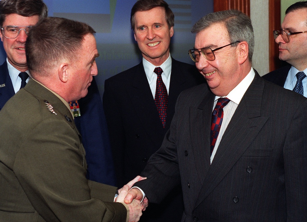 DVIDS - Images - U.S. Marine Corps Commandant greets Russian Foreign ...