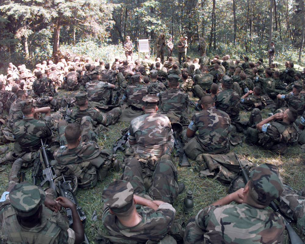 DVIDS - Images - Members from the Multi-National forces receive a class ...