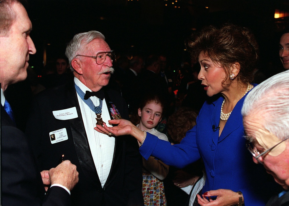 DVIDS - Images - Janet Langhart Cohen and Secretary Cohen talk with ...
