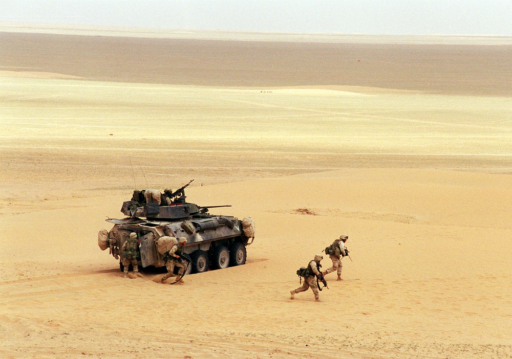 DVIDS - Images - Marine riflemen deploy from a LAV during a live-fire ...
