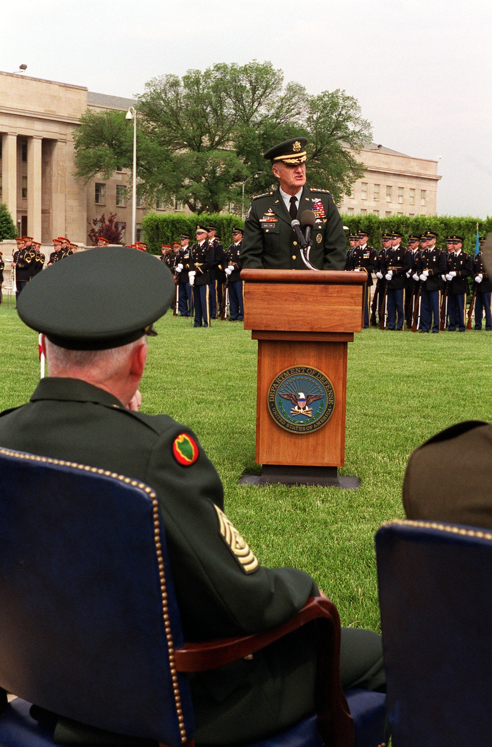 DVIDS - Images - Gen. Henry H. Shelton addresses the audience during ...